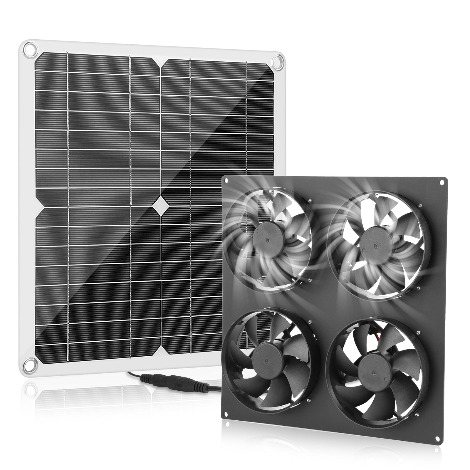 Greenhouse Solar Panel Fan Kit – CanUgrower